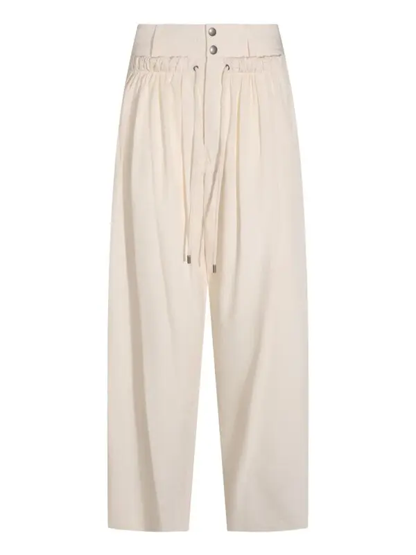 Isabel Marant Étoile Drawstring Casual Trousers - Off-white