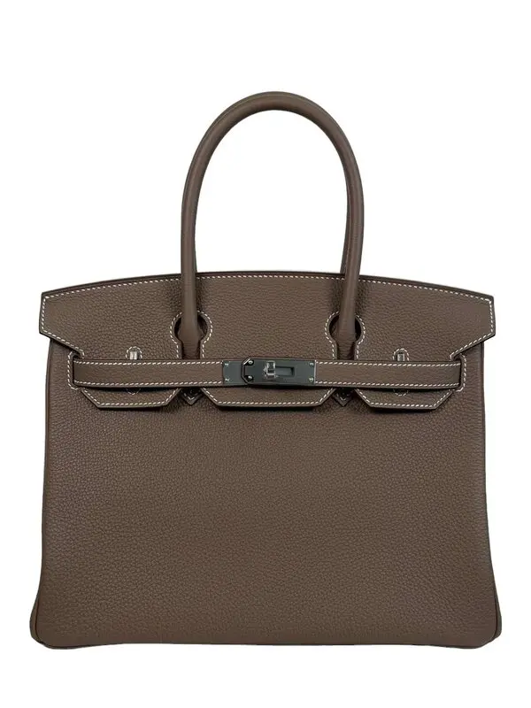 Hermès Birkin Etoupe Togo Palladium Hardware - Brown