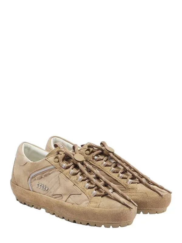 GOLDEN GOOSE Super-star Ski Suede Sneakers - Beige