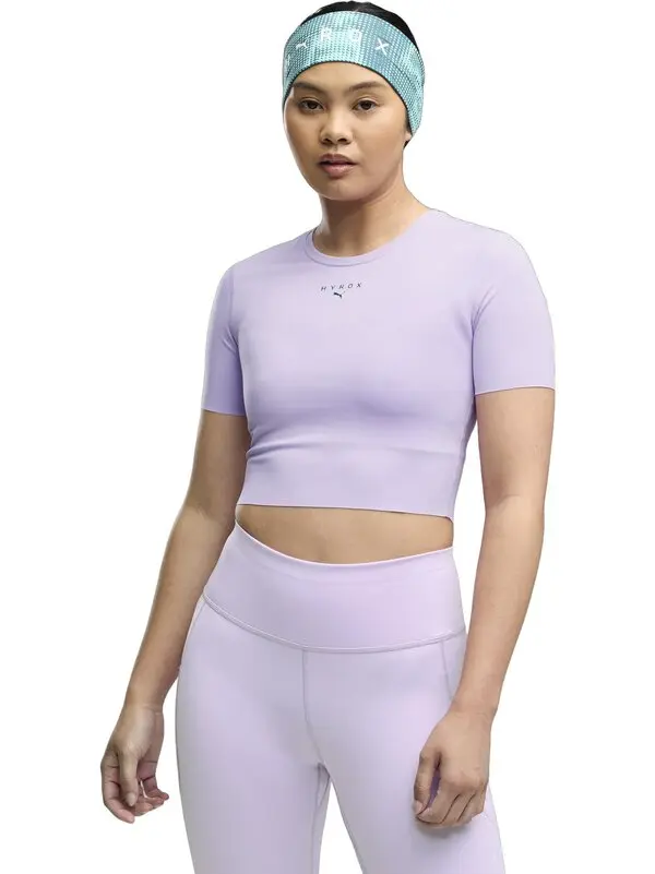 PUMA X Hyrox Performance Crop T-shirt - Purple
