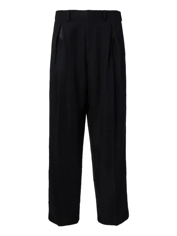 KIKO KOSTADINOV Votive Wool Wide-leg Pants Jet - Black