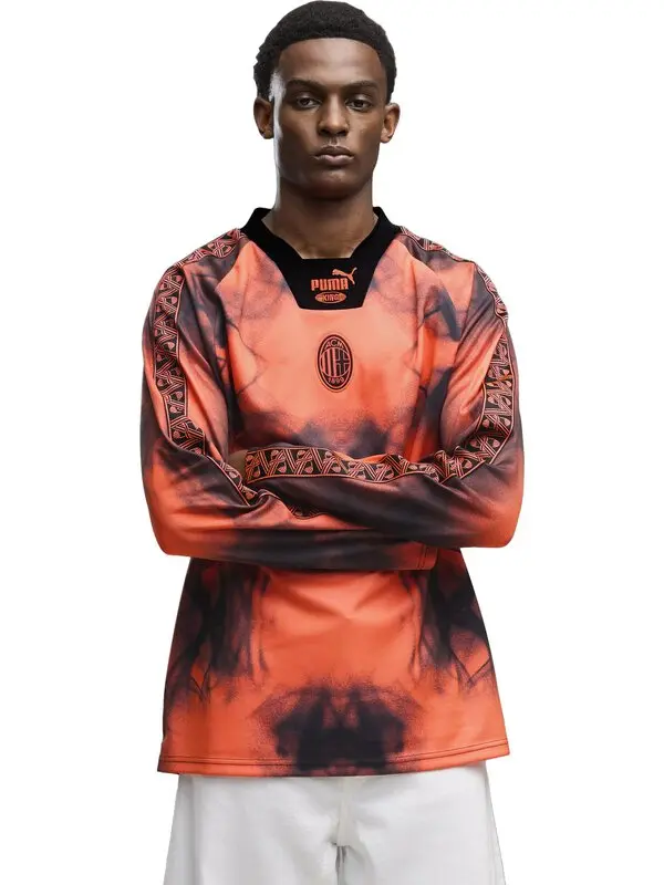 PUMA Ac Milan King Relaxed Long Sleeve Jersey - Red