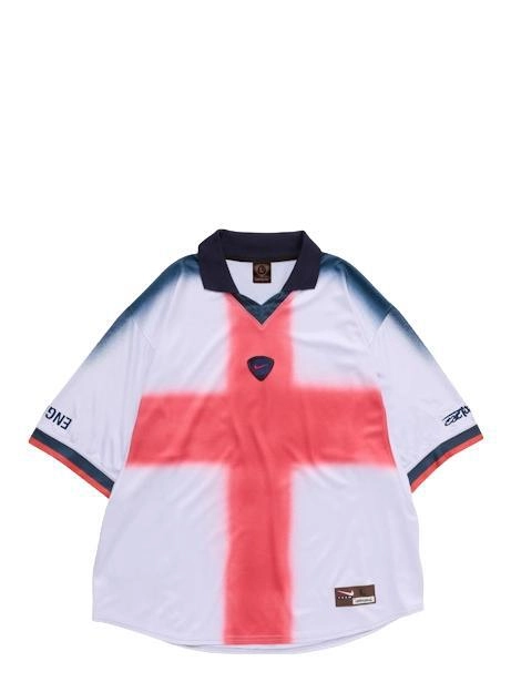 TRAVIS SCOTT Cactus Jack X Nike England Total 90 Retro Jersey - Red/white
