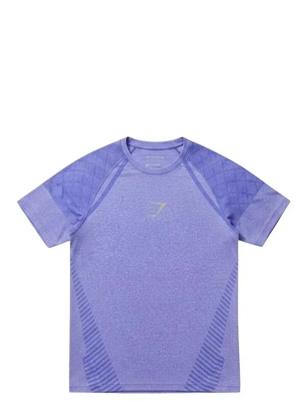 GYMSHARK Devant Seamless Slim Fit T-shirt - Amethyst