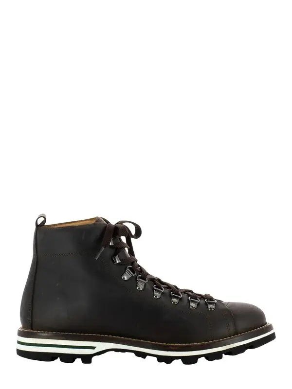 MONPIZ Falcade Pedula Leather Lace-up Boots - Brown