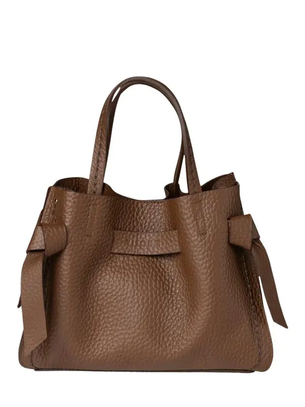 VISONA` Visona Shoulder Bag With Bow Detail - Brown