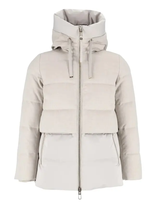 DUNO Short Parka - White