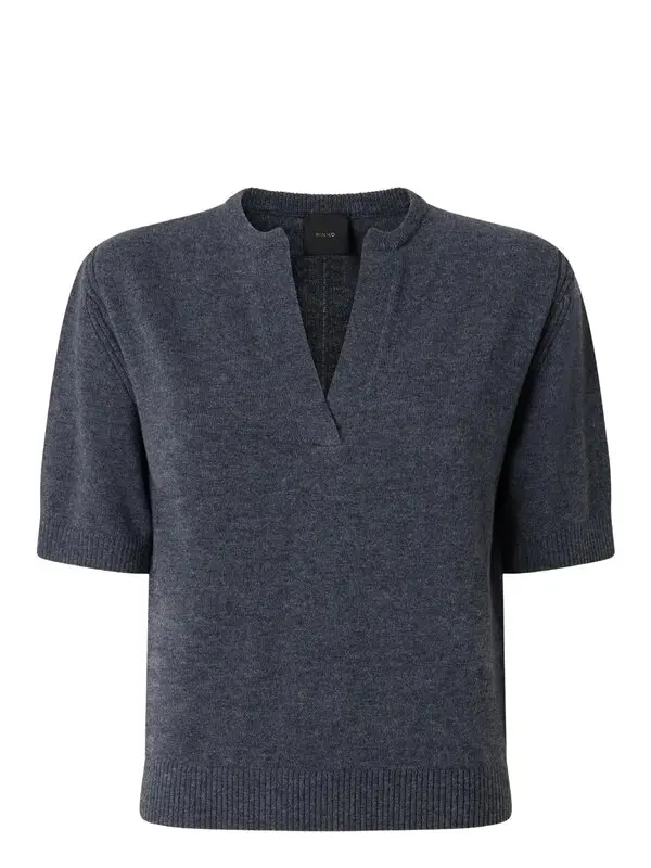 Pinko Varsavia Serafino 90 Wool Pullover - Gray
