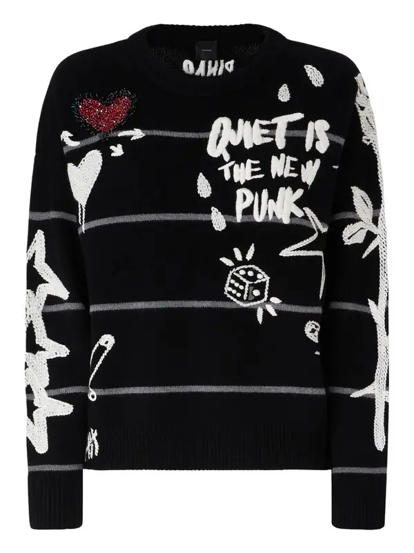 Pinko New Andros Sweater - Black