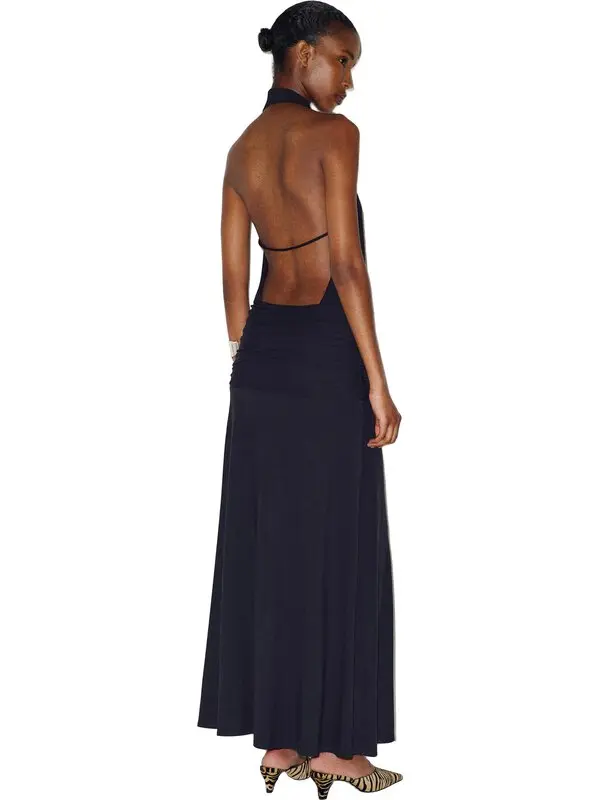 REFORMATION Anya Knit Dress - Black