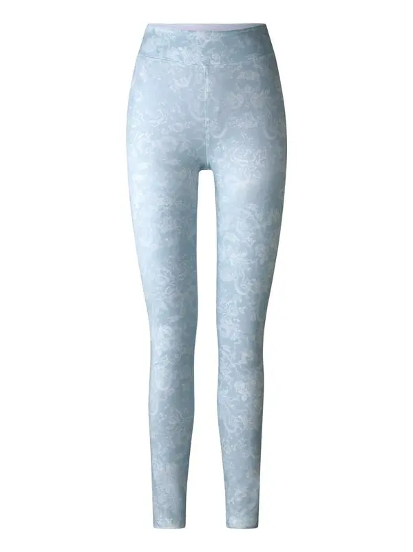 LoveShackFancy X Bogner Fire + Ice Love Leggings - Alpine Blue
