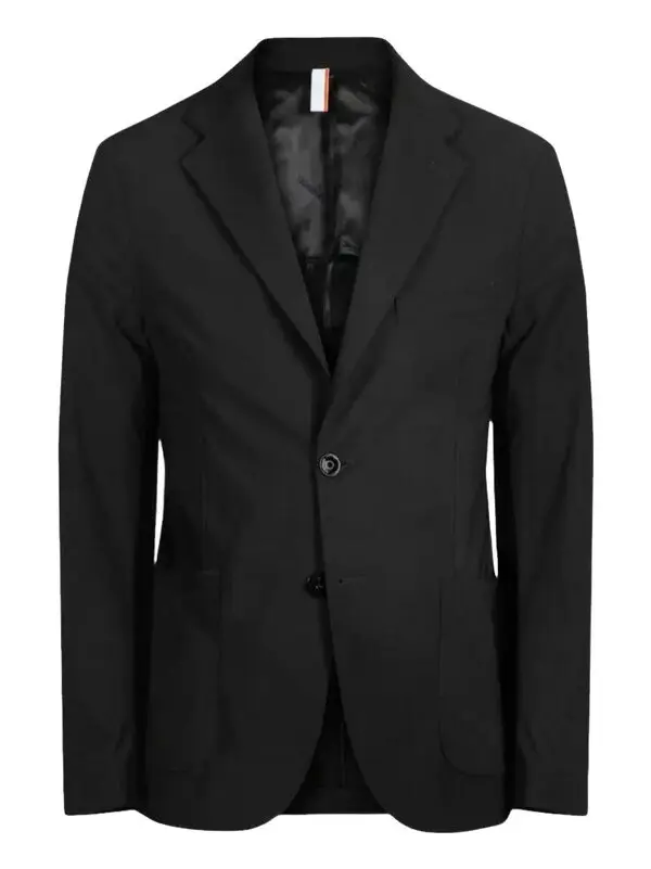 PMDS PREMIUM MOOD DENIM SUPERIOR Single-breasted Notch-lapel Blazer - Black