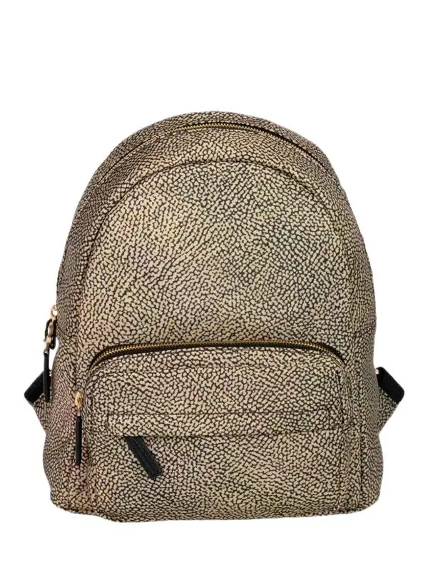 Borbonese Medium Op Naturale Backpack - Neutrals