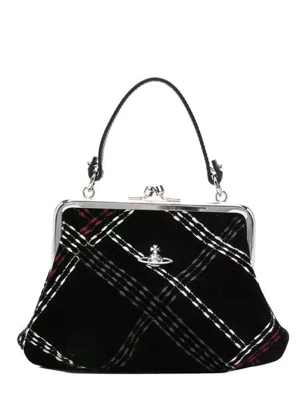 VIVIENNE WESTWOOD Granny Check Mini Bag - Black