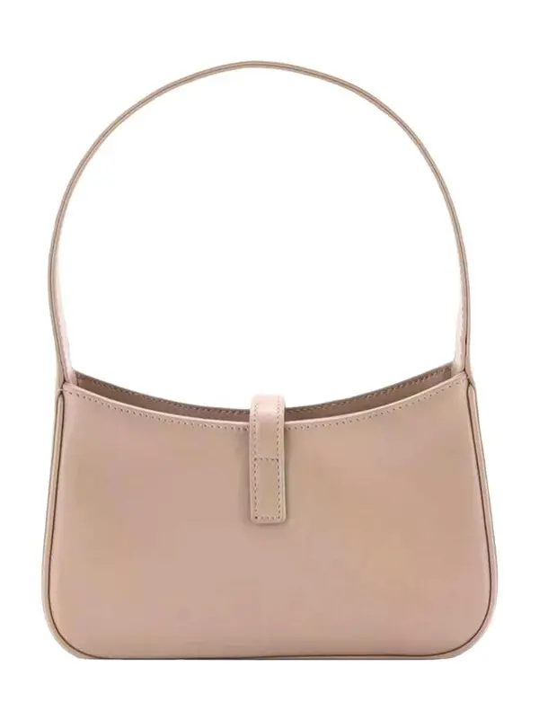 Saint Laurent Le 5 A 7 Leather Mini Shoulder Bag - Neutrals