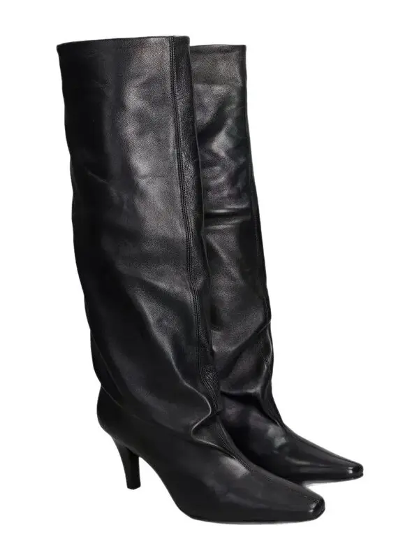 THE SELLER High Heel Slouchy Boots - Black