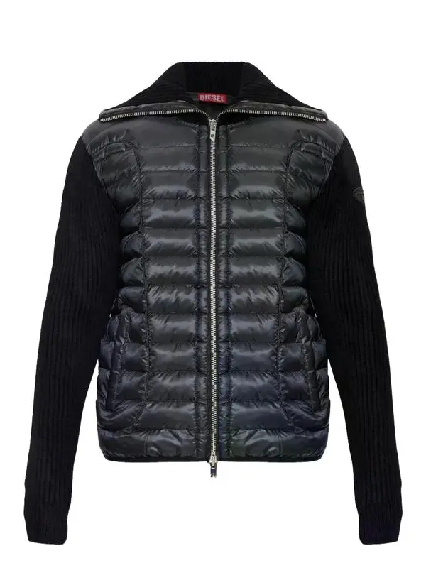 DIESEL® Paneled Quilted Jacket - Blue