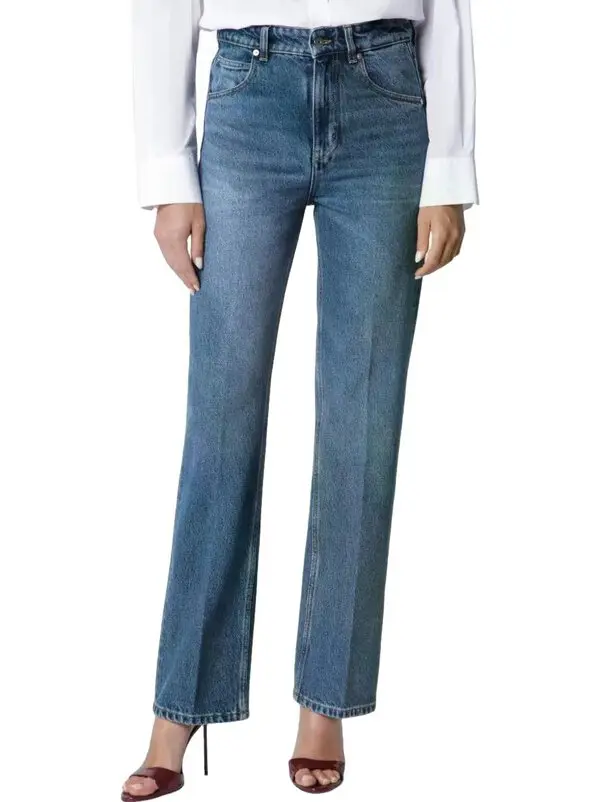 Victoria Beckham Julia High-rise Jeans - Blue