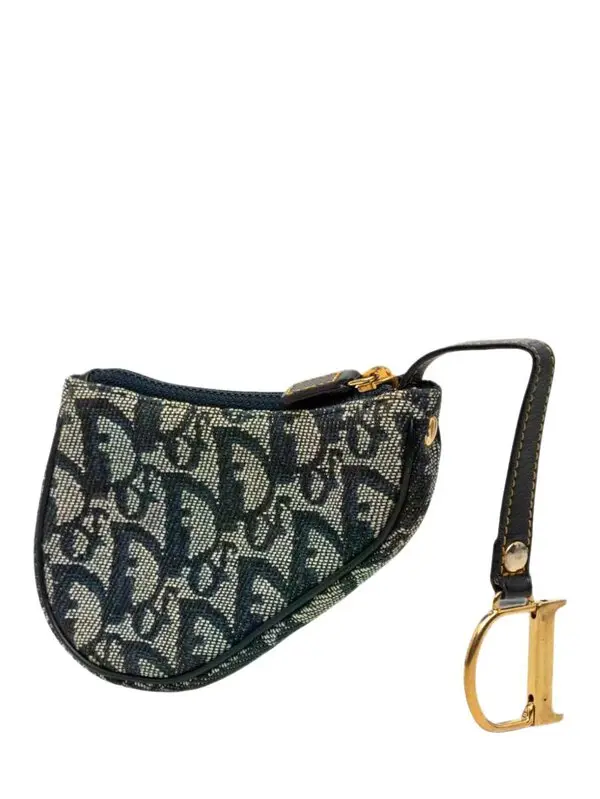 Dior 2002 Diorissimo Trotter Saddle Coin Pouch - Blue
