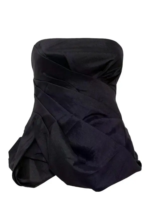 Acler Dorval Strapless Top - Black
