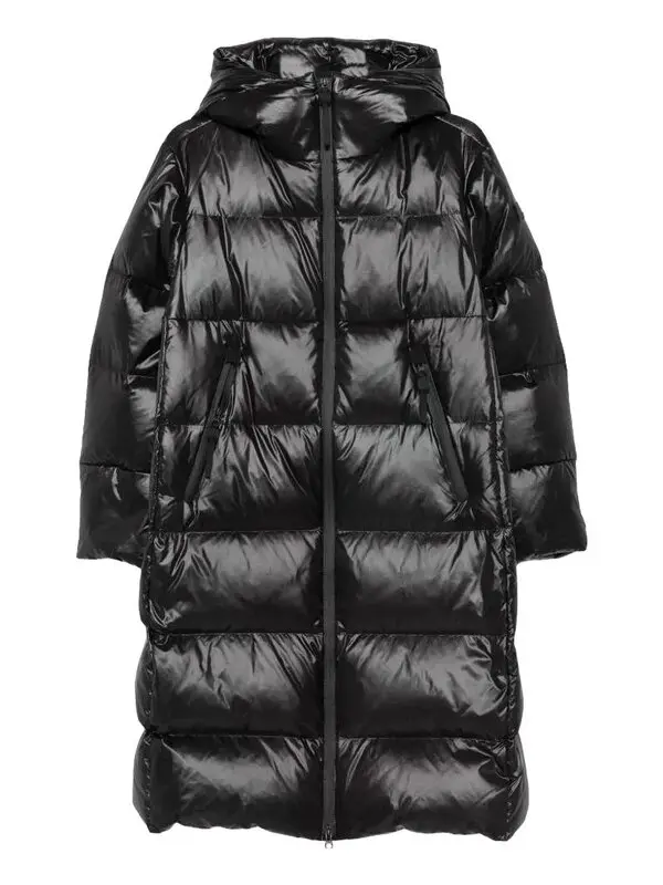 Peuterey Quilted Hooded Jacket - Black