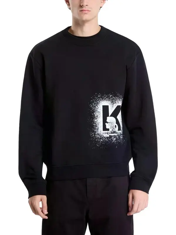 Karl Lagerfeld Logo-print Sweatshirt - Black