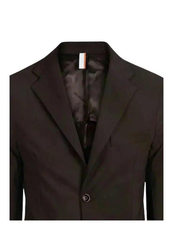 PMDS PREMIUM MOOD DENIM SUPERIOR Louis Single-breasted Notch-lapel Blazer - Brown