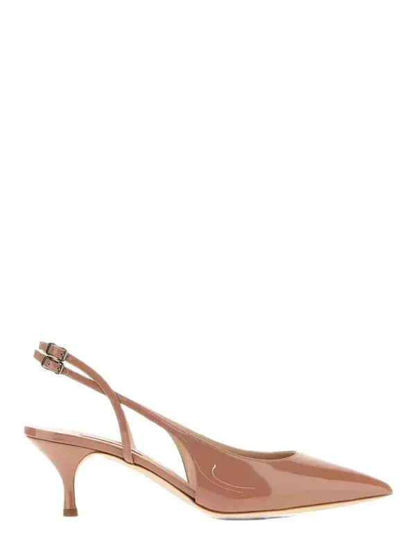 Casadei Giulia Patent Leather Pumps - Neutrals