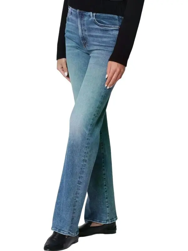 MOTHER The Kick It Faded-effect Jeans - Blue