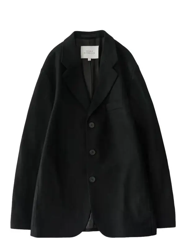 Studio Nicholson Sono Wool Blazer - Black