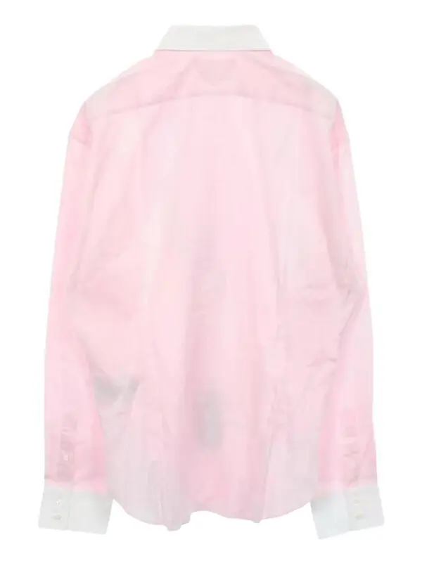 Prada Long-sleeved Cleric Shirt - Pink