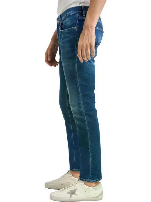 DONDUP Faded Whiskered Jeans - Blue