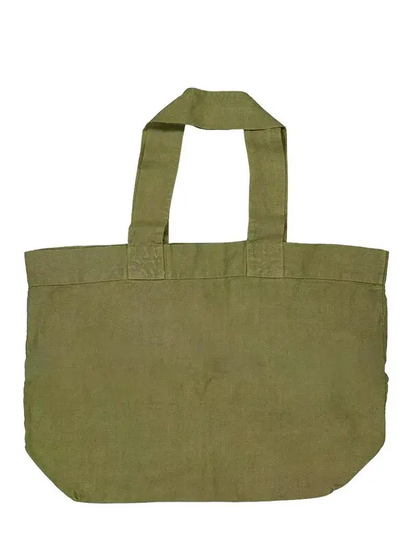 CHARVET EDITIONS Escapade Linen Tote Bag - Green