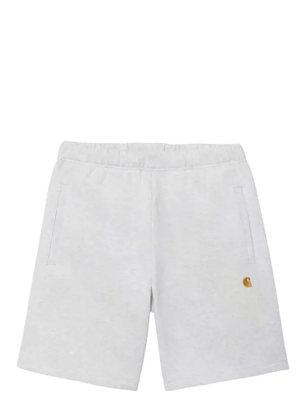 Carhartt Work In Progress Chase Logo Detail Track Shorts - Grey