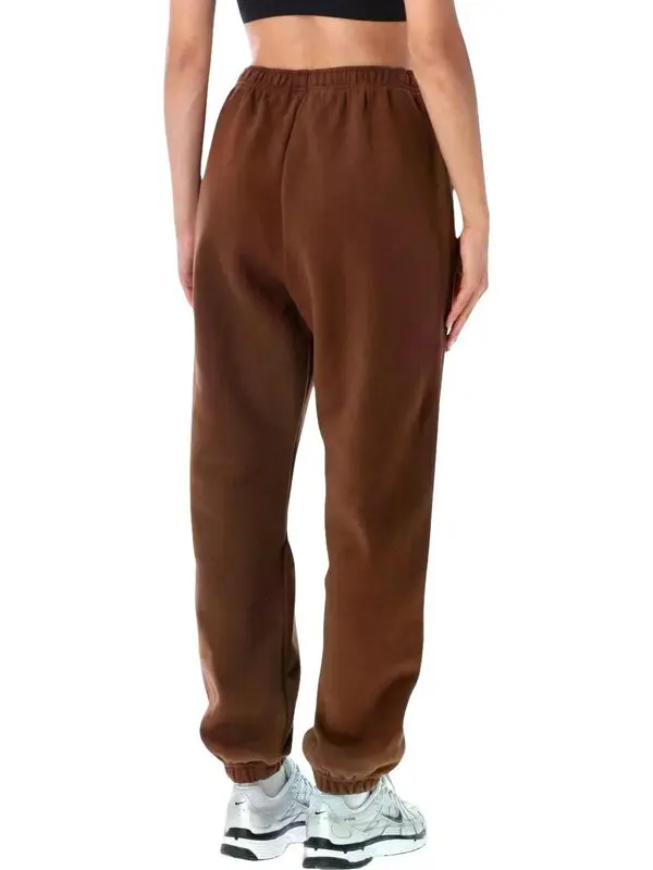 Nike Studio Fleece High-rise Oversized Cuffed Trousers - Brown