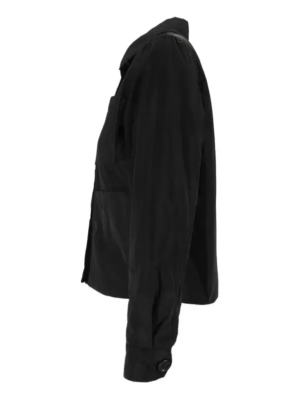 Aspesi Button-up Patch-pocket Jacket - Black