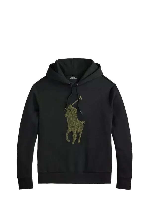 Polo Ralph Lauren Big Pony Double-knit Hoodie - Black