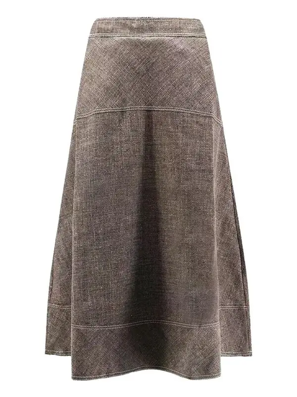 Soeur Janelle Midi Skirt - Brown