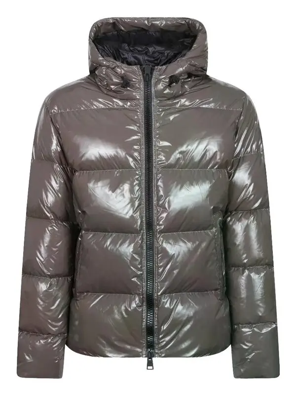Herno Hooded Padded Jacket - Brown