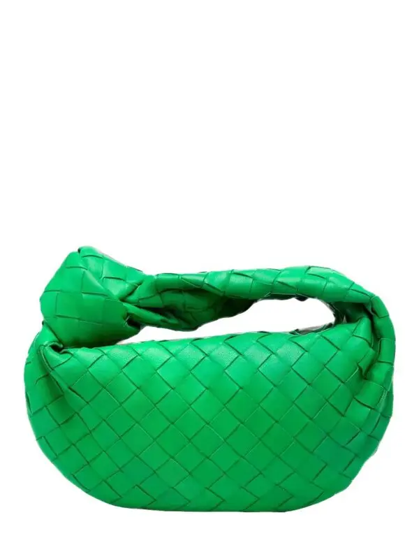 Bottega Veneta 2012-2026 Mini Nappa Intrecciato Jodie Hobo Bag - Green