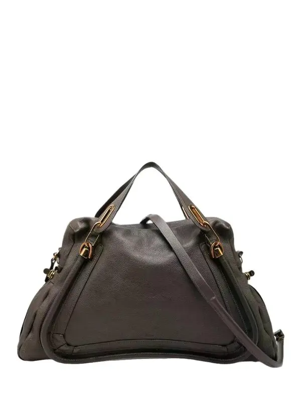 Chloé Leather Paraty Satchel - Brown