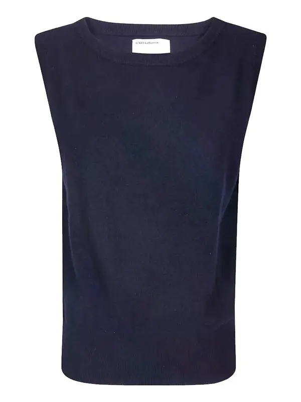 Extreme Cashmere Katherine Knitted Vest - Blue