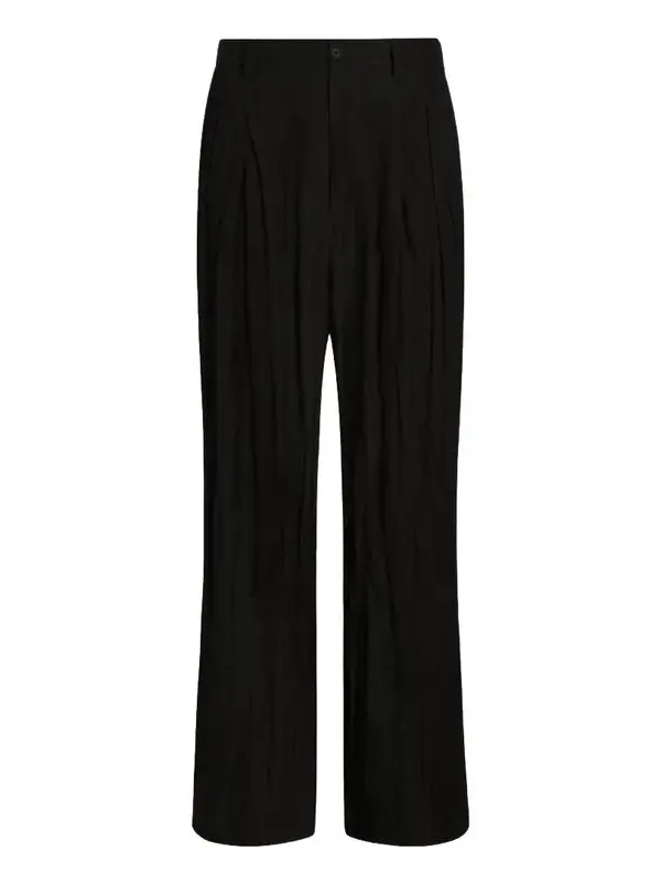Dolce & Gabbana Cotton Trousers - Black