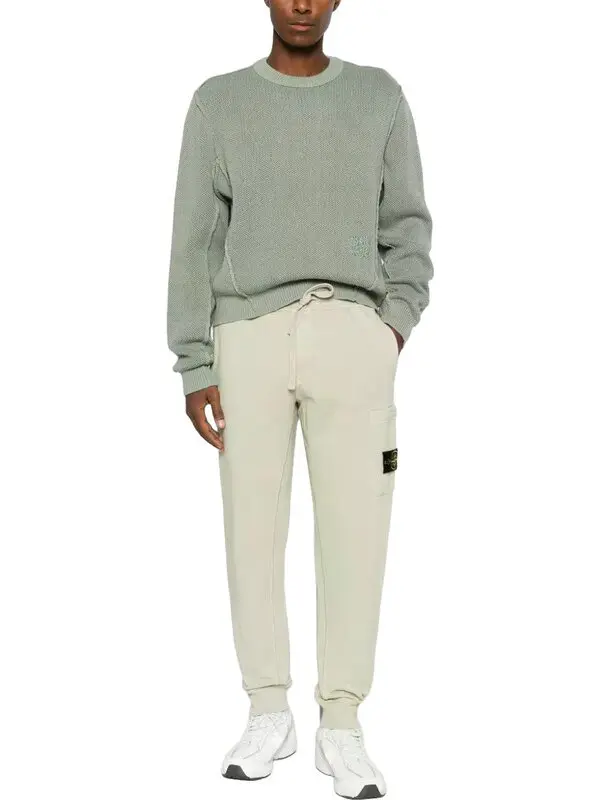 Stone Island Logo-patch Track Pants - Neutrals
