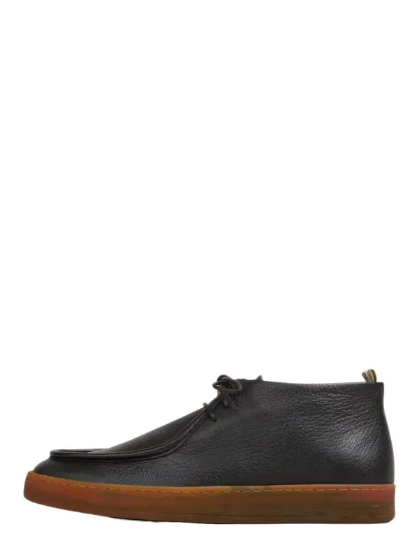 Officine Creative Ambrie Pebbled Leather Boots - Black