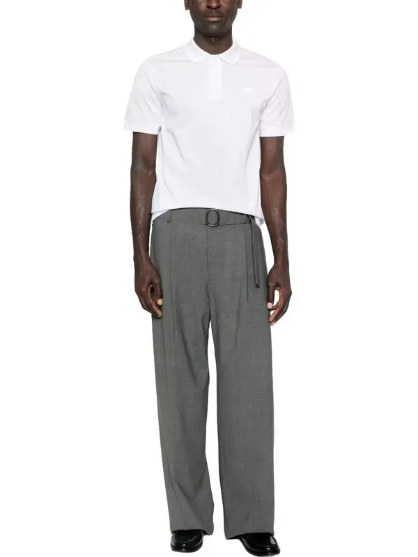 Prada Short-sleeve Polo Shirt - White
