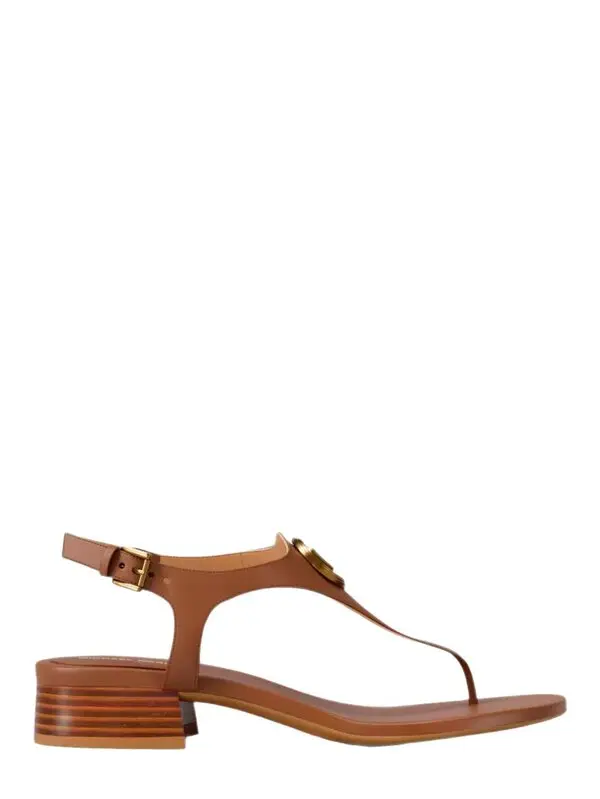 Michael Kors Mckenzie Logo-plaque Sandals - Brown