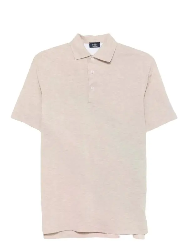 BARBA NAPOLI Short-sleeve Polo Shirt - Neutrals