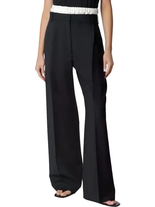 RÓHE Boxer-detailed Pleated Trousers - Black