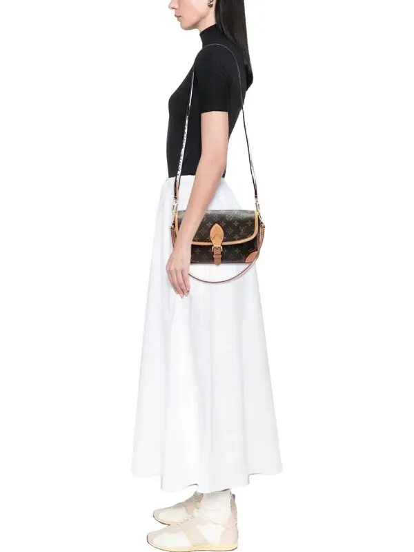 LOUIS VUITTON Monogram Diane Satchel - Brown
